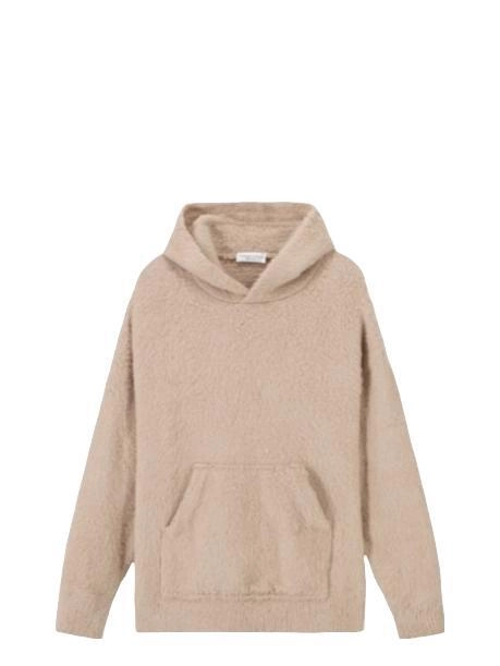 ROBERTO COLLINA Oversized Brushed Hooded Sweater - No