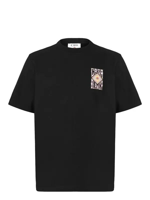 Casablanca Crew Neck Short Sleeve T Shirt - No