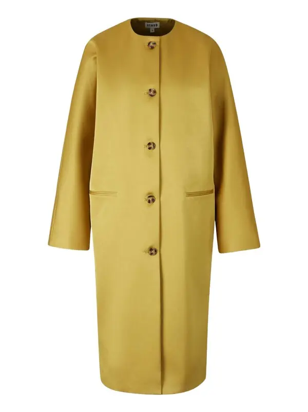 Staud Liz Buttoned Coat - Ginger