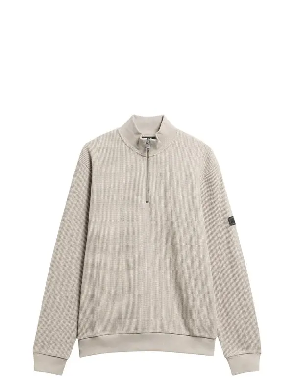 Barbour Quarter-zip Stand Collar Sweatshirt - No