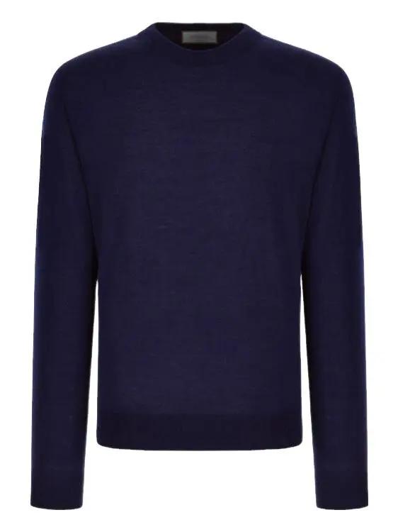 Canali Crew-neck Sweater - Blue
