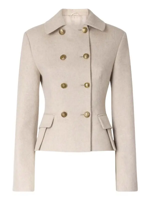 Ermanno Scervino Double-breasted Peplum Jacket - No