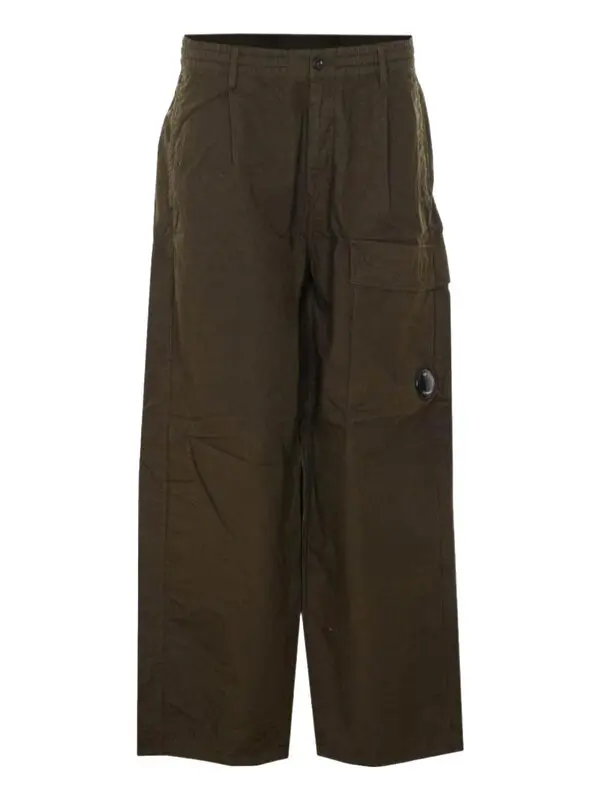 C.P. COMPANY Wide-leg Cargo Pants - Green