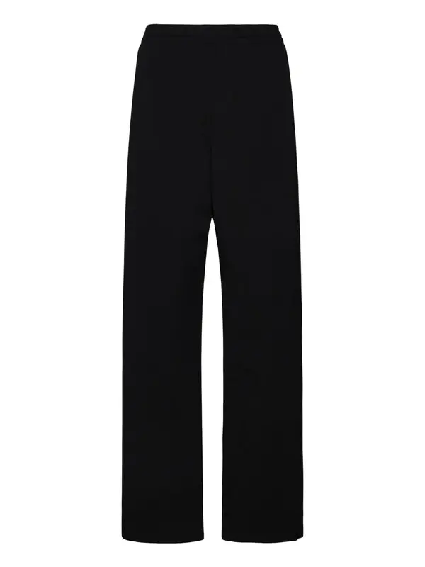 Wardrobe.NYC Ribbed Straight-leg Pants - Black