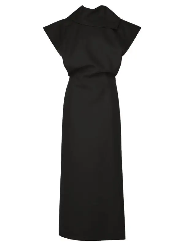 Issey Miyake Calligraph Dress - Black