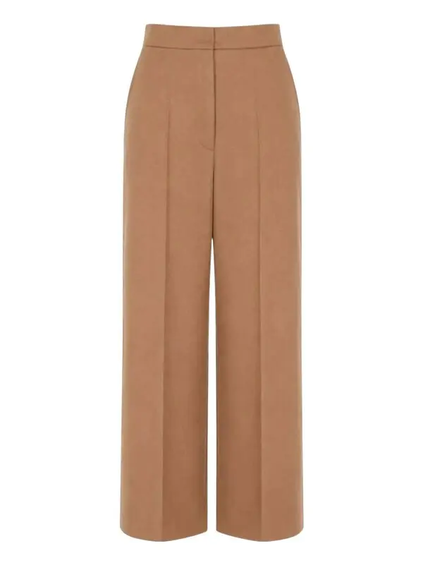 Max Mara Tailored Wide-leg Pants - Camel Brown