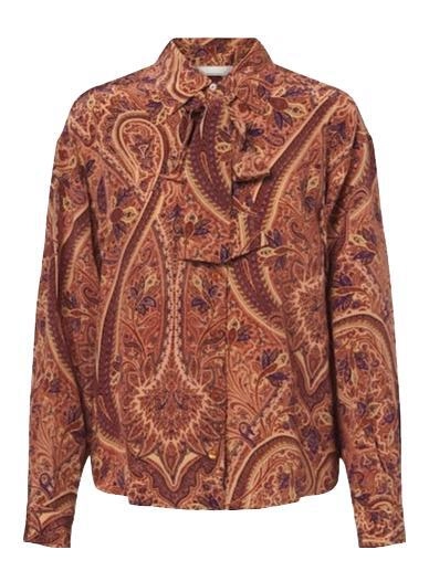 Ulla Johnson Tie-neck Silk Crêpe De Chine Blouse - No