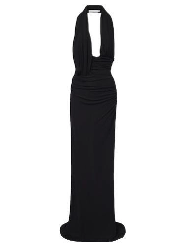 Christopher Esber Draped Halterneck Jersey Gown - No