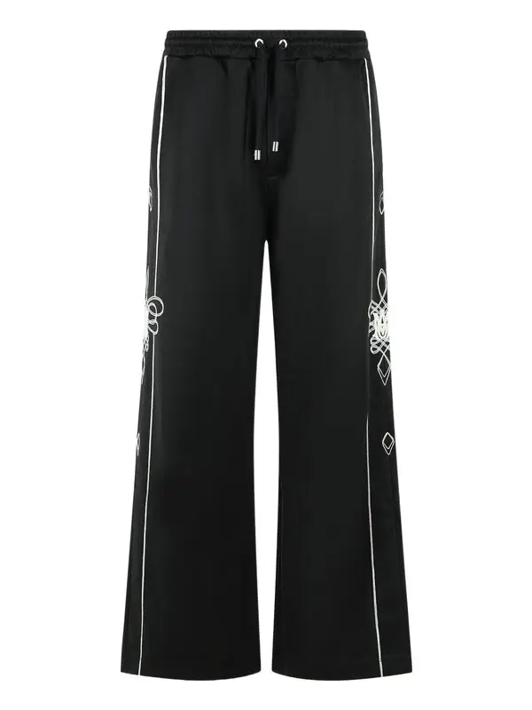 Amiri Lasso Embroidered Track Pants - Black
