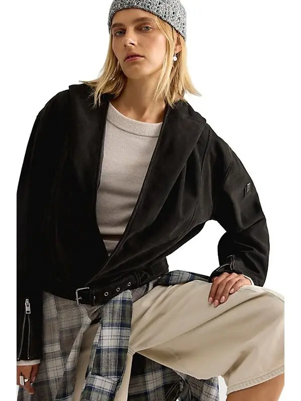 MAURITIUS LEATHER Mauritius Anna Suede Jacket - Black