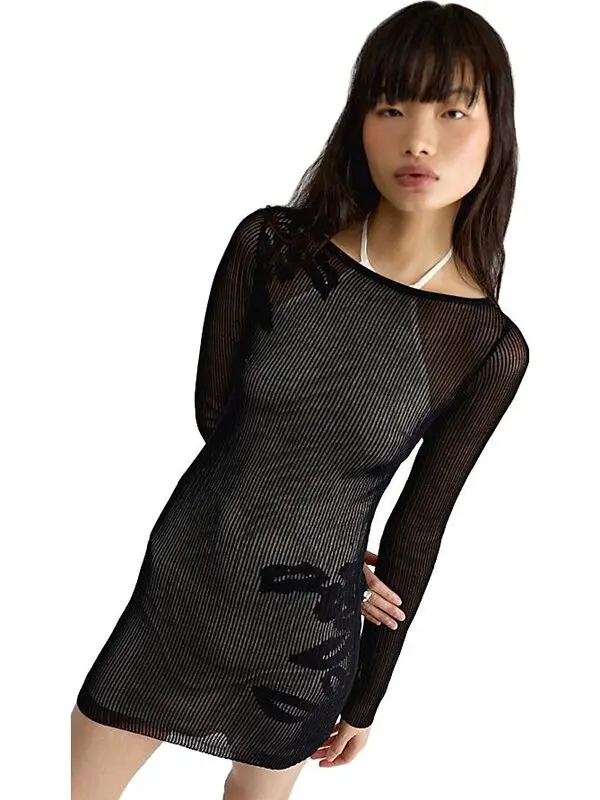Bec & Bridge Korali Mini Dress - Black/ivory