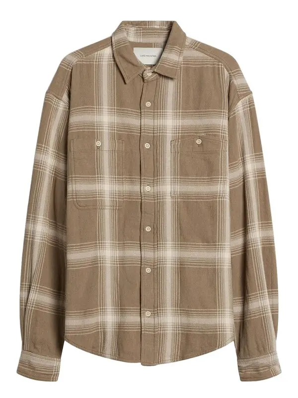 CAFÉ MOUNTAIN Tumble Check Heritage Shirt - Rusk