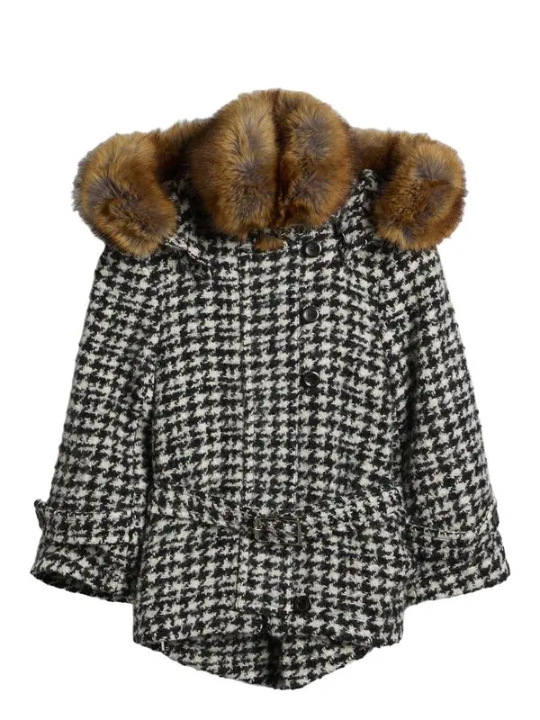 KNWLS Baby Parka Jacket - Houndstooth