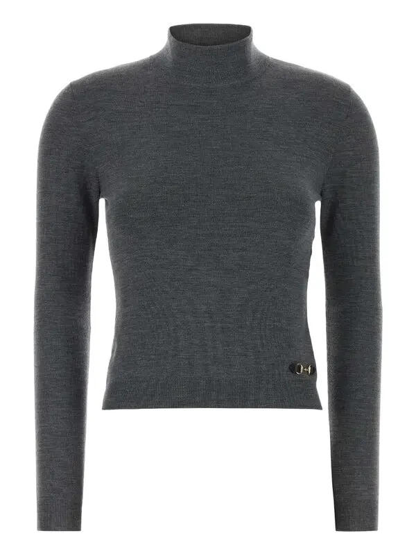 Gucci Grey Wool Sweater - Gray