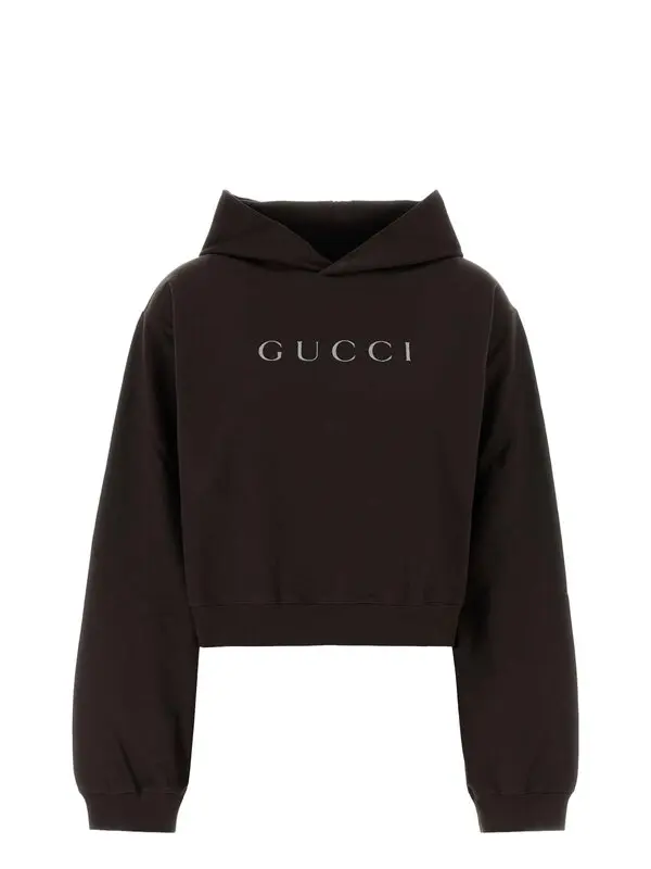 Gucci Chocolate Cotton Oversize Sweatshirt - Brown