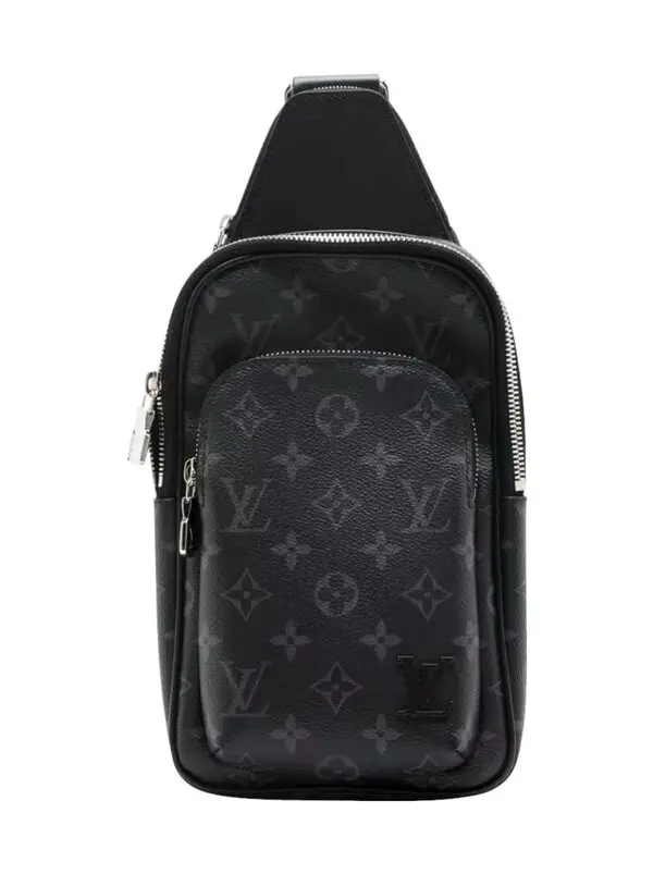 LOUIS VUITTON 2021-2026 Monogram Eclipse Avenue Slingbag Pm Crossbody Bag - Black