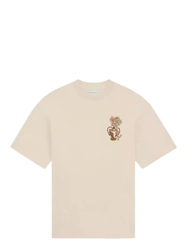 Drole De Monsieur Vase Havana Graphic-print T-shirt - Neutrals