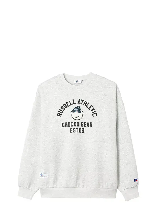 CHOCOOLATE X Russell Athletic Graphic-print Sweater - Grey