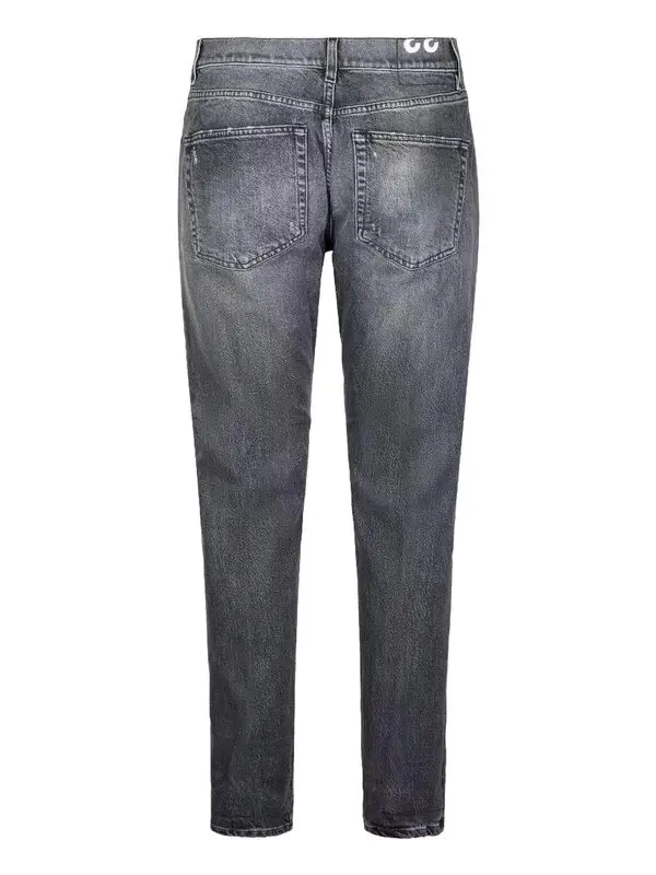 DONDUP Five-pocket Low-waist Jeans - Grey