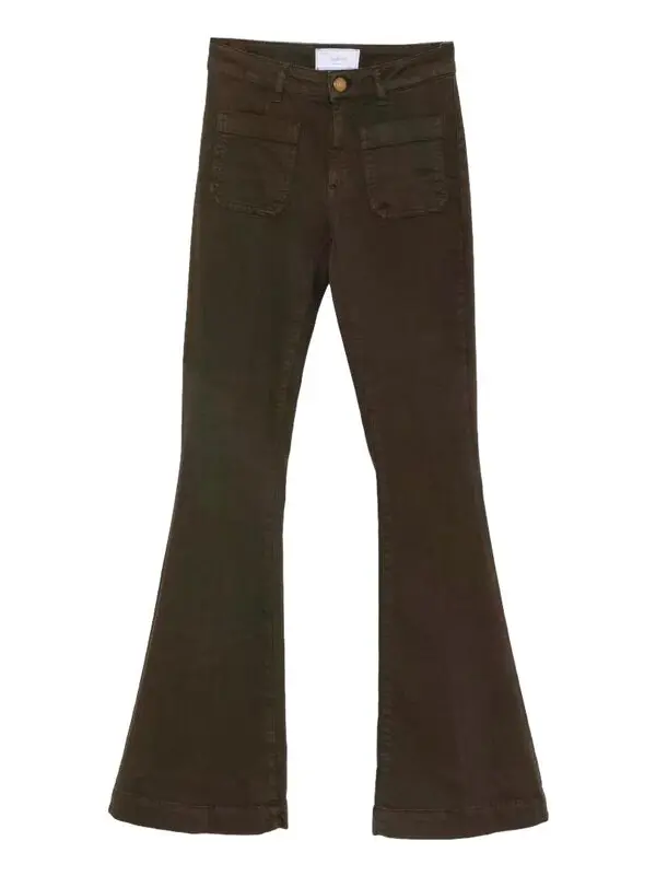 Seafarer Delphine High-waisted Flared Jeans - Brown