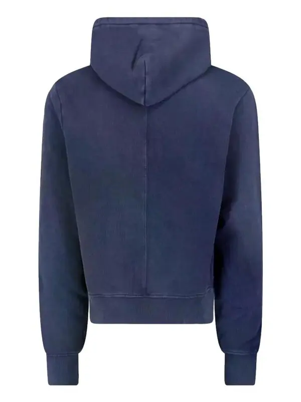 ENTIRE STUDIOS Faded Pouch-pocket Hoodie - Blue
