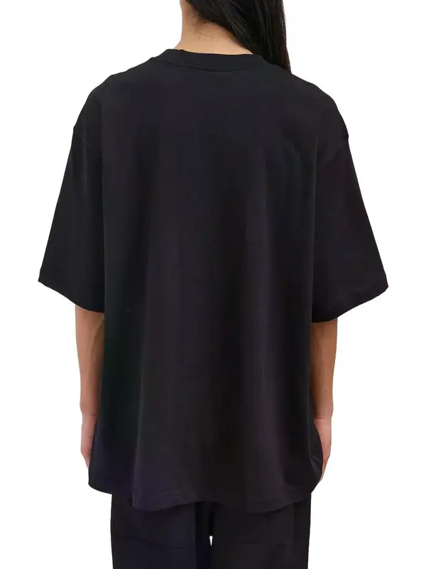 Isabel Benenato Graphic-print Crew-neck T-shirt - Black