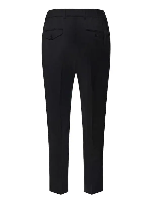 BE ABLE Pressed-crease Tailored Trousers - Black