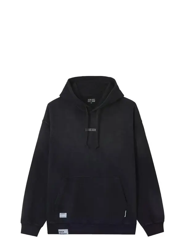 Izzue Logo-embroidered Drawstring Hoodie - Black