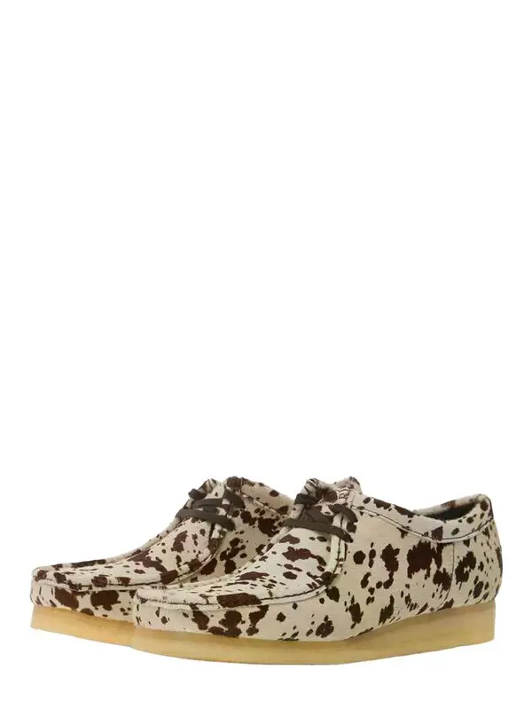 Clarks Wallabee Cow-print Boots - Neutrals
