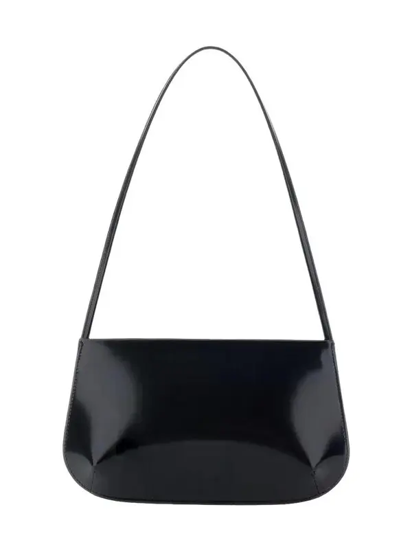 FANE Bra Leather Shoulder Bag - Black
