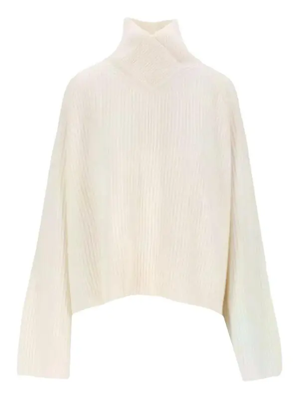 Dusan High-neck Cashmere Sweater - Neutrals