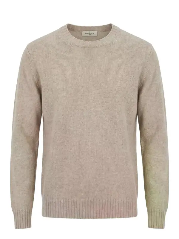 PIACENZA CASHMERE 1733 Crew-neck Cashmere Sweater - Neutrals