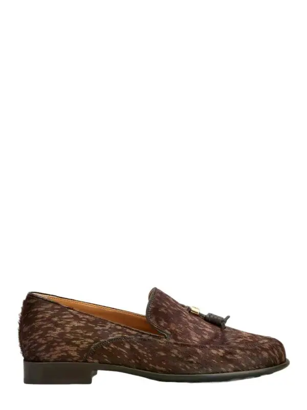 TOD'S Leather Loafers - Brown