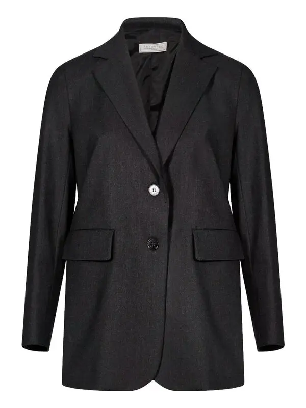 Antonelli Firenze Single-breasted Notched-lapels Jacket - Grey