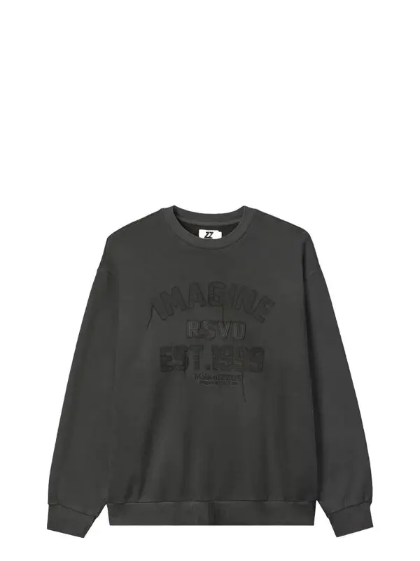 Izzue Embroidered Logo-patch Sweatshirt - Grey