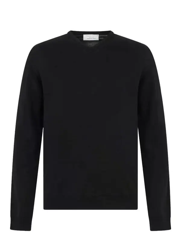 ROBERTO COLLINA V-neck Sweater - Black
