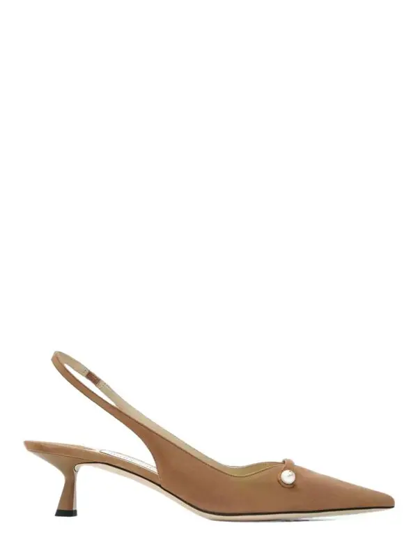 JIMMY CHOO Amita Slingback Pumps - Brown