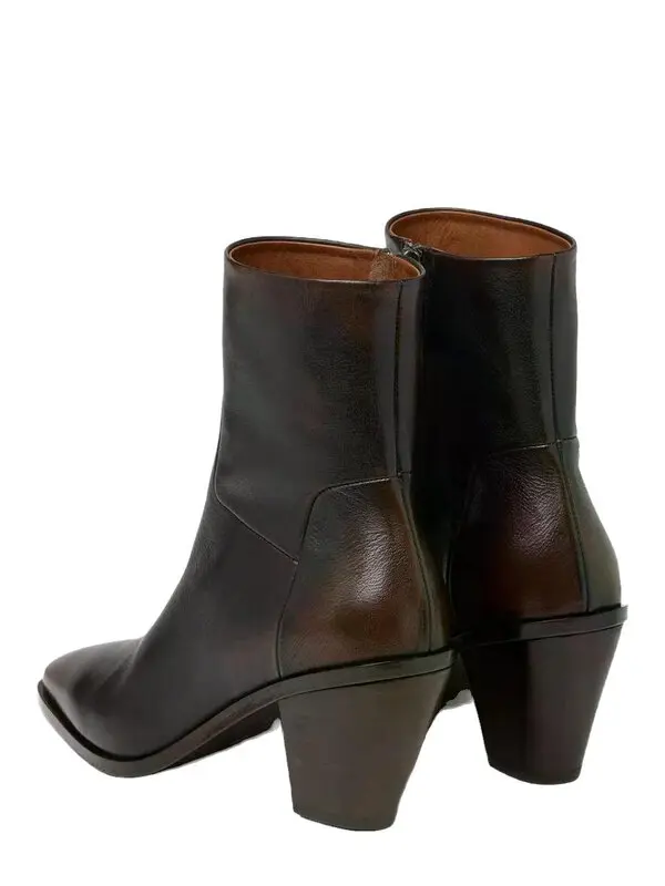 Marsèll Pointed-toe Leather Boots - Brown