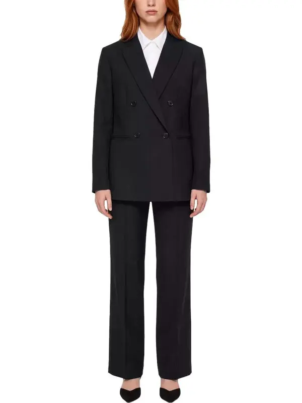 Antonelli Firenze Hime Double-breasted Blazer - Black