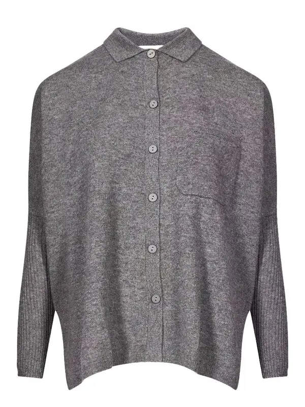 GOTHA Andrea Button-down Shirt - Grey