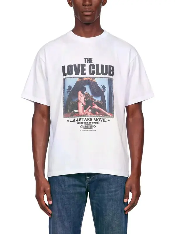 CARNE BOLLENTE Love Club Graphic-print T-shirt - White