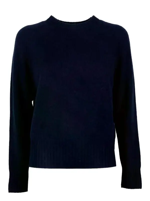 Seventy Long-sleeve Ribbed-trim Sweater - Blue