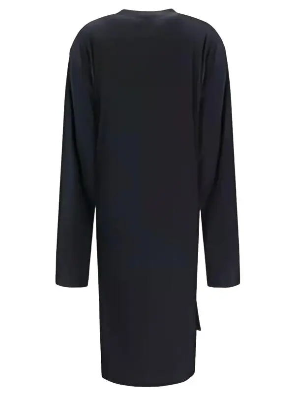 Balenciaga Twisted-knot Midi Dress - Black