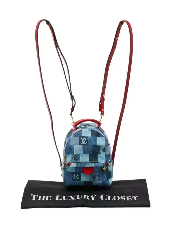 LOUIS VUITTON Mini 2019 Palm Springs Backpack - Blue