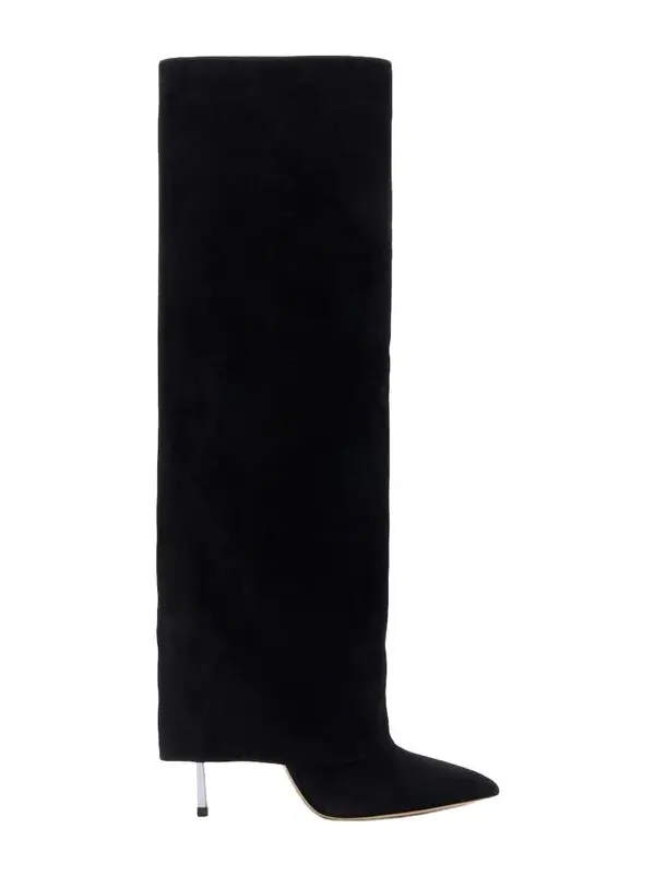 Casadei Blade Berlino Suede Boots - Black