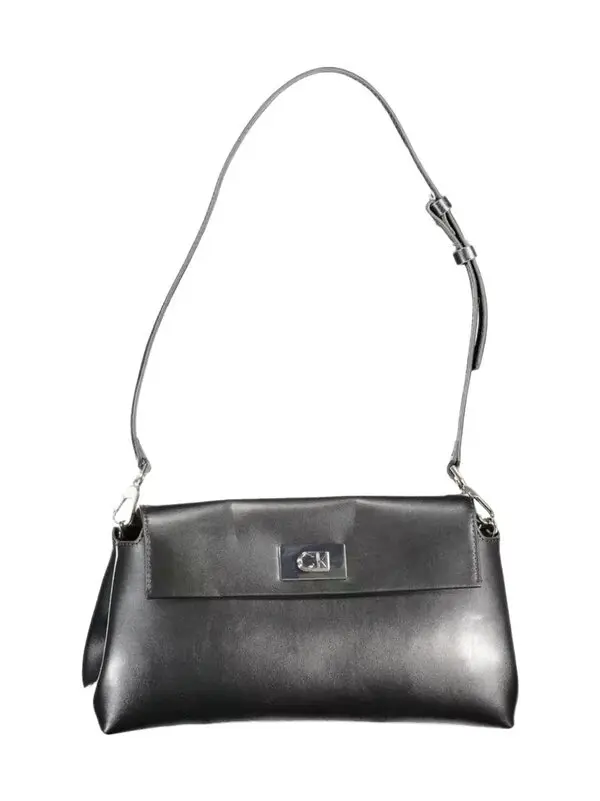 Calvin Klein Logo-plaque Shoulder Bag - Silver