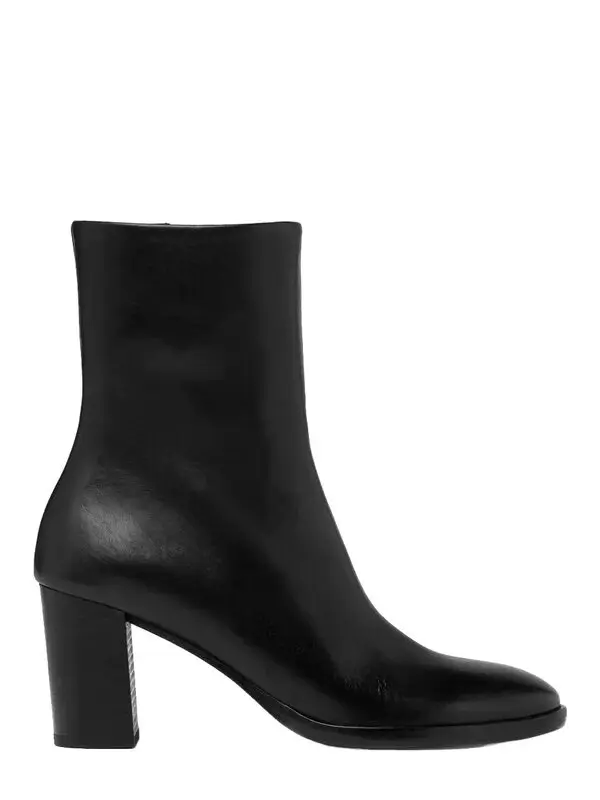 Marsèll Leather Side-zip Ankle Boots - Black