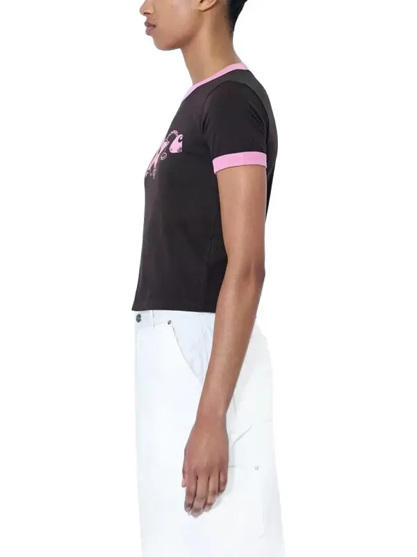 Carhartt Work In Progress Outlaw Star Ringer T-shirt - Black