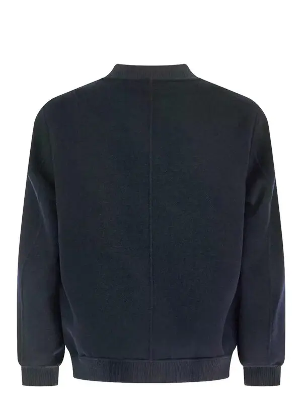 AMARANTO Zip-up Bomber Jacket - Blue