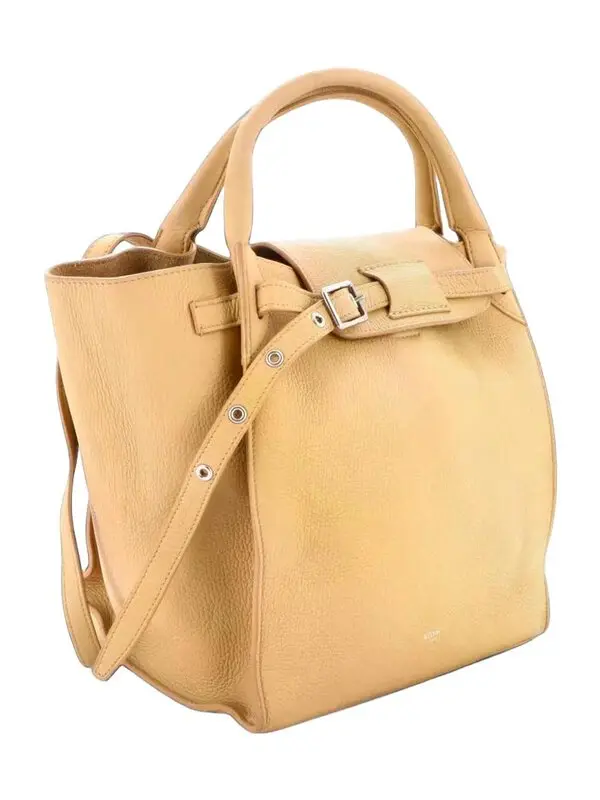 Celine Big Bag Grained Calfskin Small Satchel - Neutrals